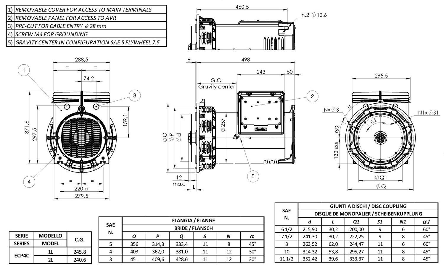 ECP4C 4 pole | Mecc Alte